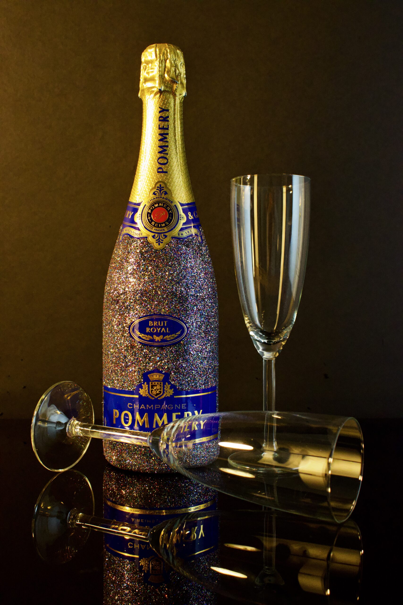 Champagne pakket & Glazen set - Glitterwijn.nl